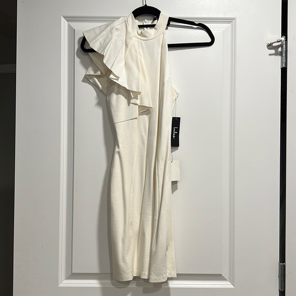 Lulus | Dresses | White Flutter Sleeve Dress | Poshmark